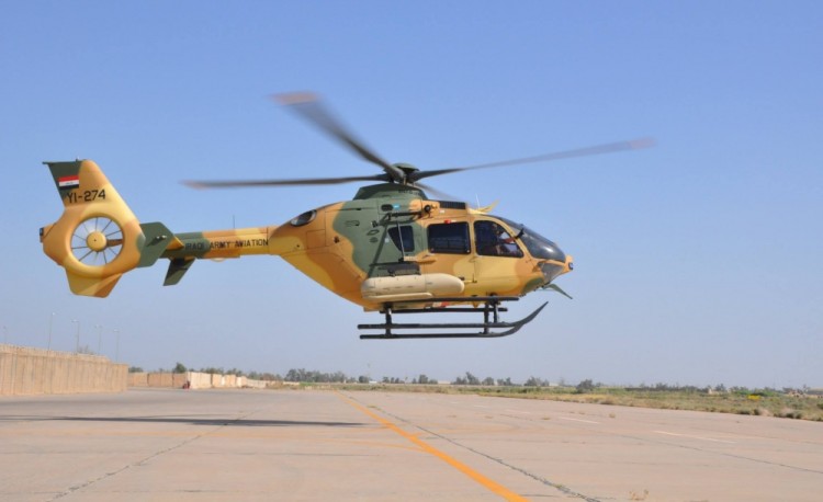 Iraqi Army Air Corps’ EC635 helicopter armament upgrade
