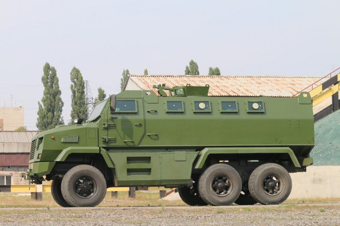 Debut of KrAZ-Fiona armored vehicle in Ukraine