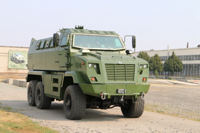 Debut of KrAZ-Fiona armored vehicle in Ukraine