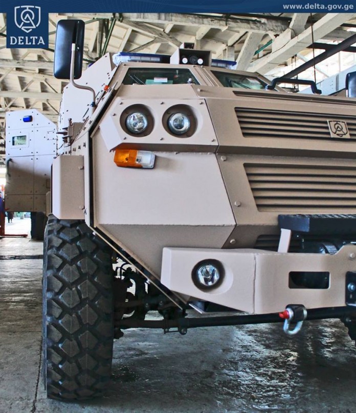 Photos of new Georgian Armored medical evacuation vehicle by Saudi Arabia