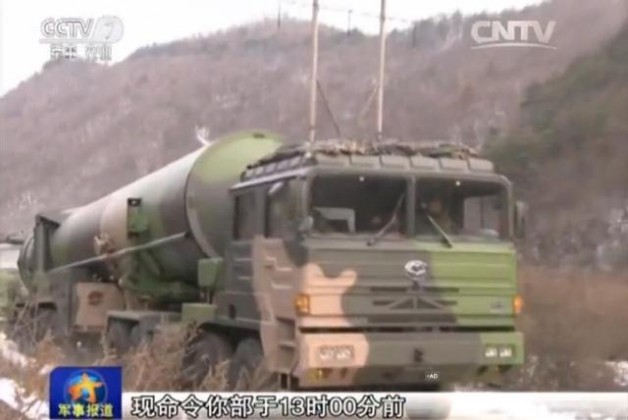 China 10,000-km range nuclear missile DF-31A drills