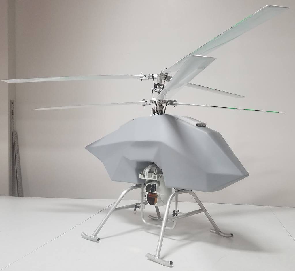 Drone Aviation unveils new «Bolt» coaxial tethered unmanned helicopter