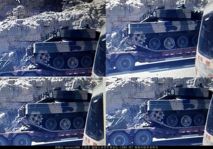 In China spotted upgrade version of ZTZ96A main battle tank