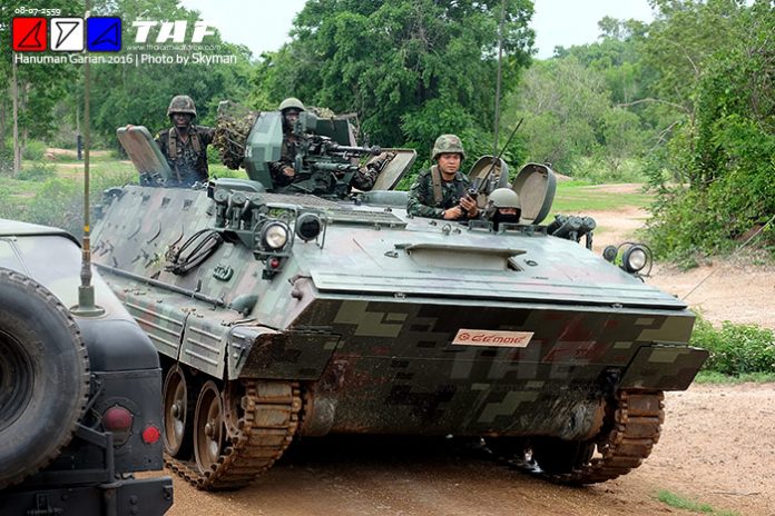 US Army and Royal Thai Army in Hanuman Guardian 2016 exercise