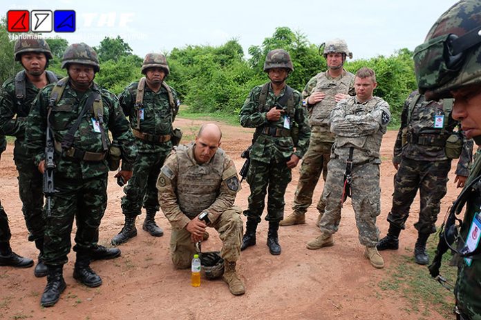 US Army and Royal Thai Army in Hanuman Guardian 2016 exercise