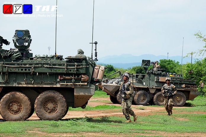 US Army and Royal Thai Army in Hanuman Guardian 2016 exercise