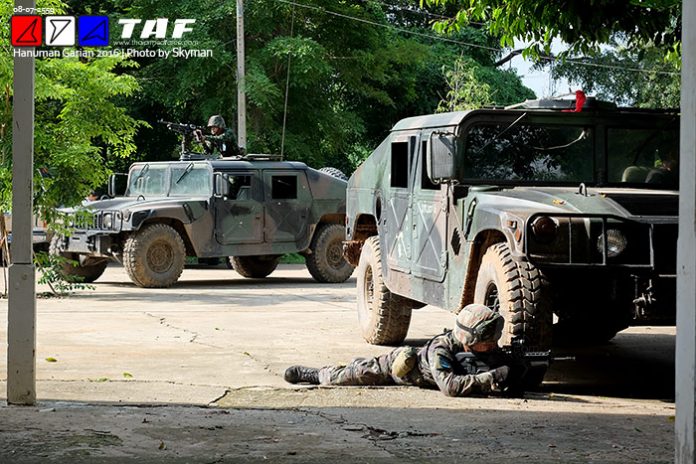 US Army and Royal Thai Army in Hanuman Guardian 2016 exercise