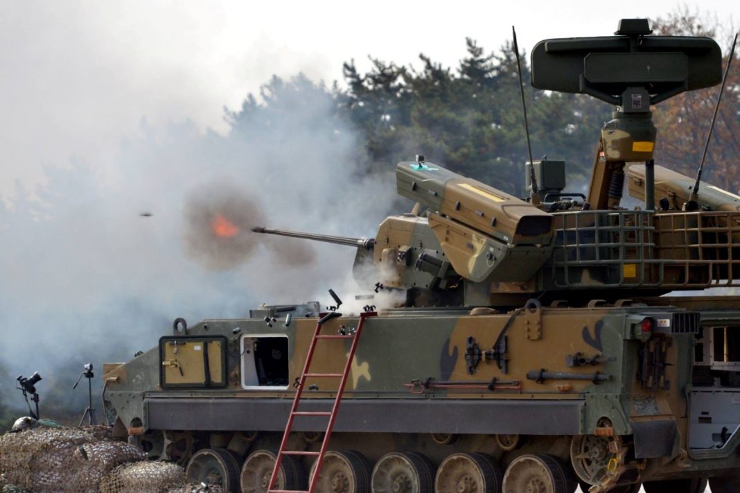South Korea tests upgraded K30 Biho self-propelled air defence system