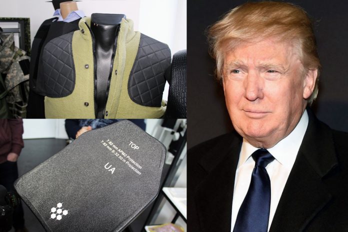 Ukrainian company offers its new bulletproof suit for Trump