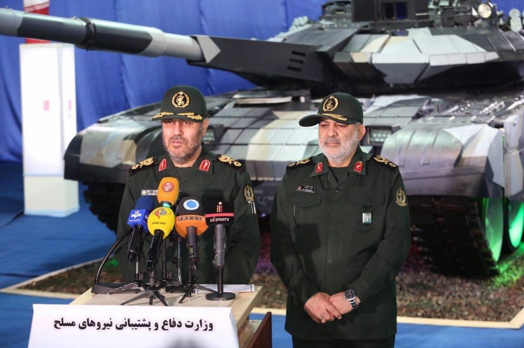 Iran’s military officially unveiled its newest Karrar main battle tank