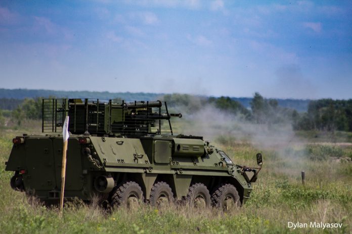 UkrOboronProm shows off the firepower of its BTR-4 armoured personnel ...