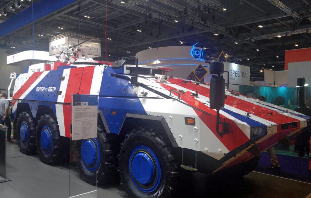 Boxer multi-role armoured vehicle now returning to the United Kingdom