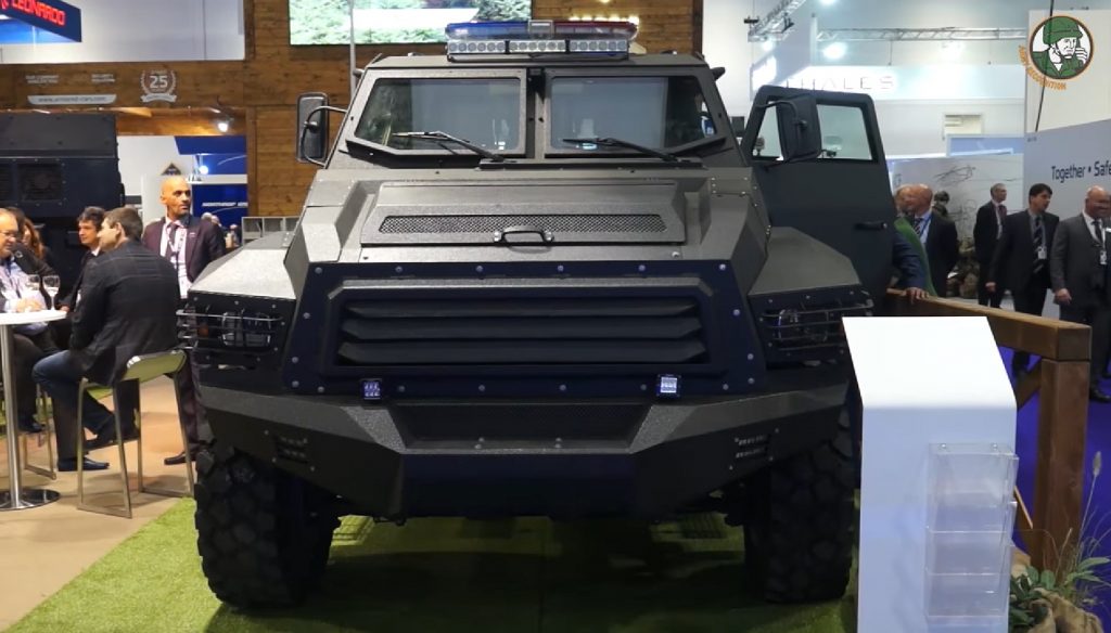 Streit Group shows its new 4×4 armoured vehicle Gepard ASV at DSEI