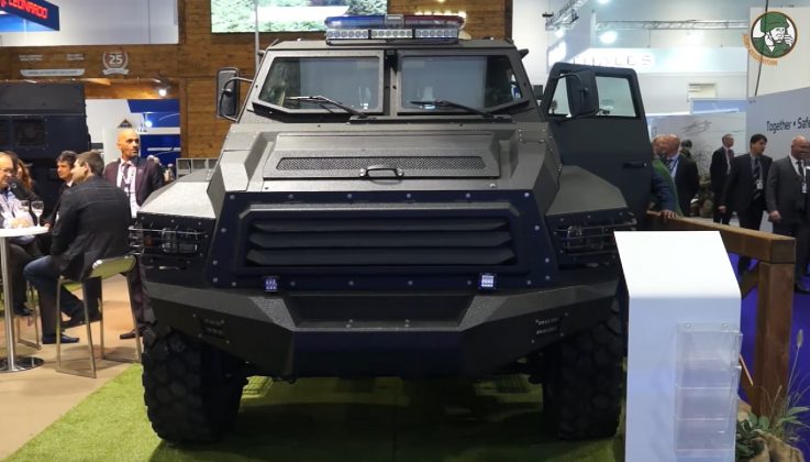 Streit Group shows its new 4×4 armoured vehicle Gepard ASV at DSEI