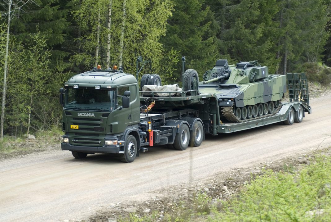 Denmark acquires Scania trucks with armoured cabins by Centigon