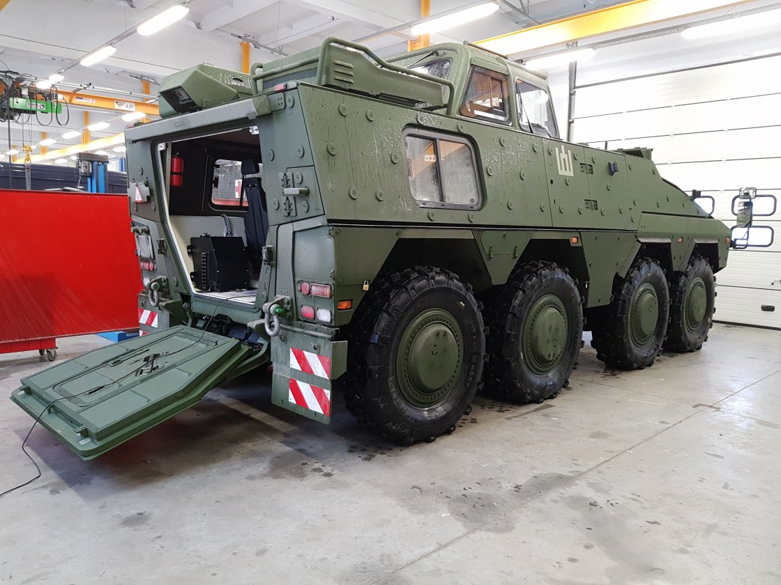 Lithuania received Boxer driving training vehicles