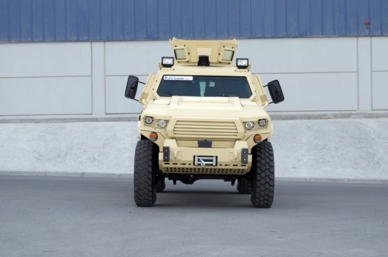 STREIT Group introduce new Python–SUT armored vehicle