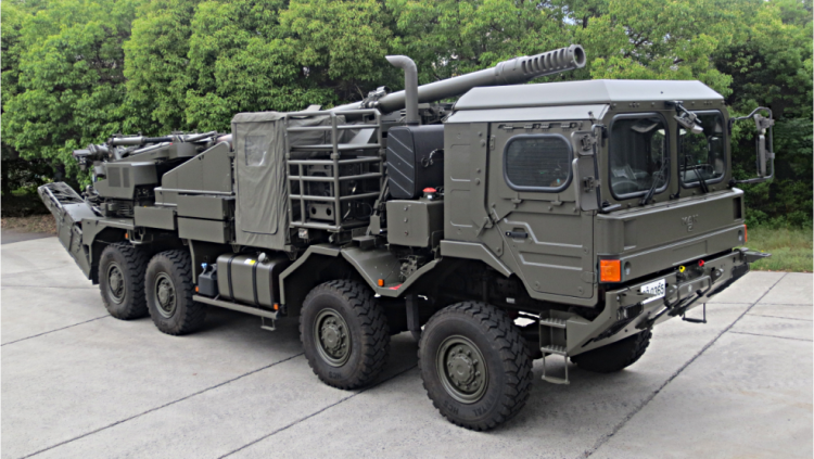 Japan reveals details of new 155 mm wheeled self-propelled howitzer