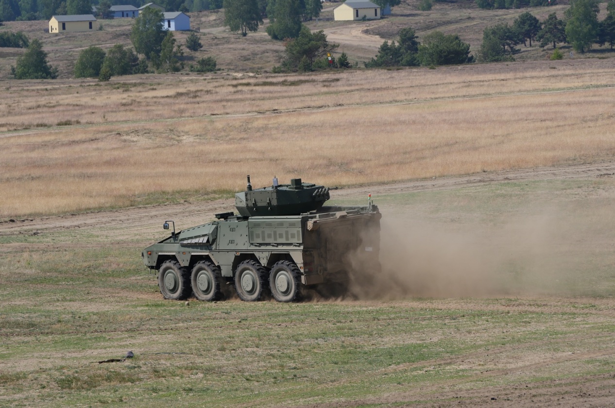 New Lithuanian Vilkas infantry fighting vehicles tested in Germany