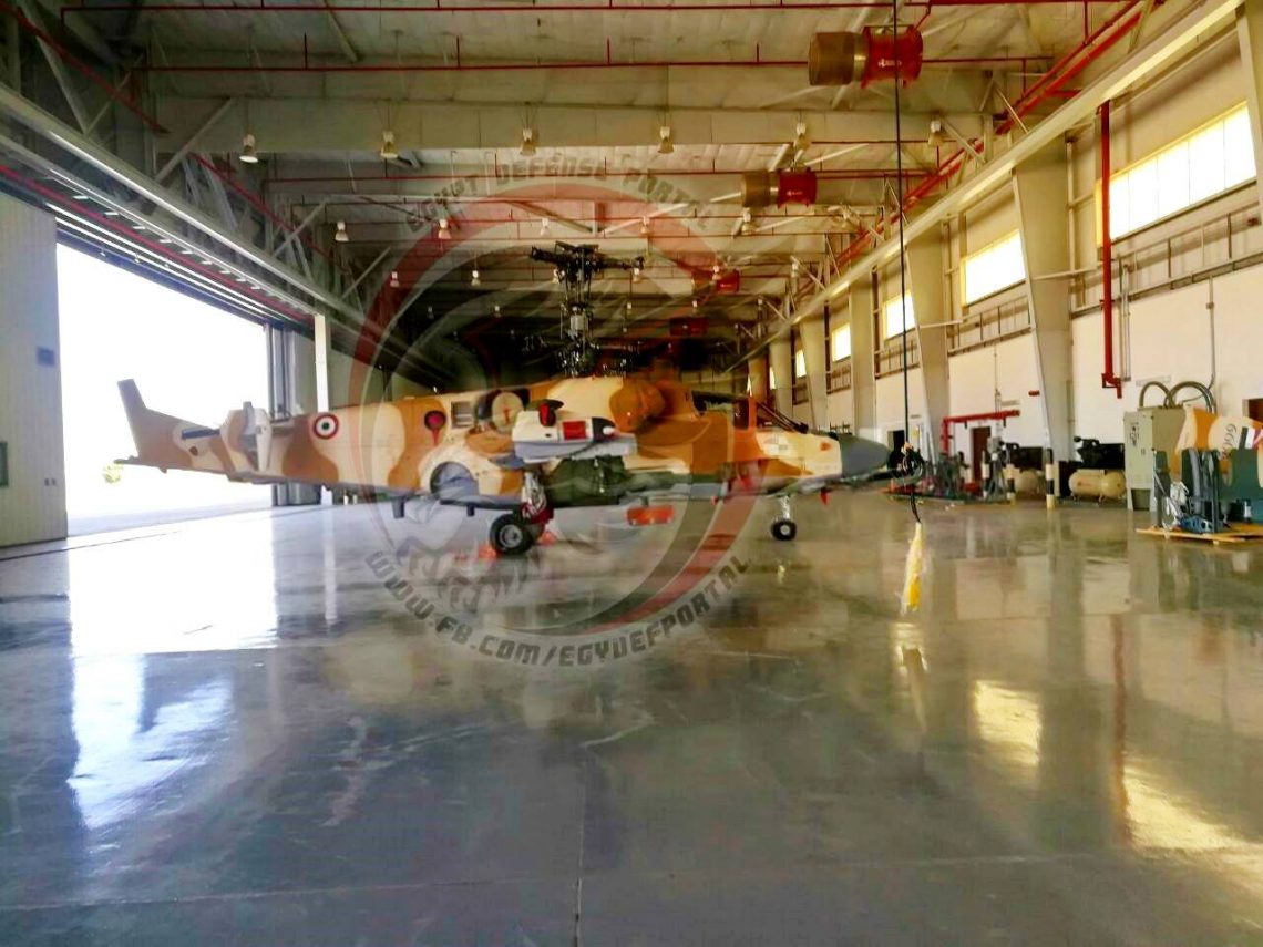 Russian-produced attack helicopters spotted at Egypt’s airbase