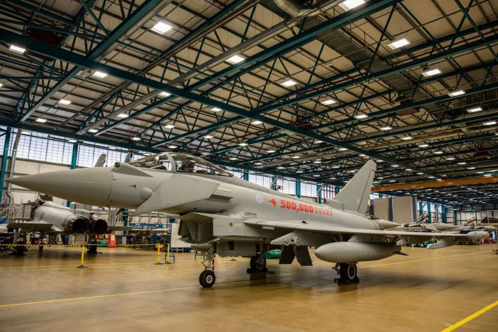 Fleet of Eurofighter Typhoon passes 500,000 flying hours
