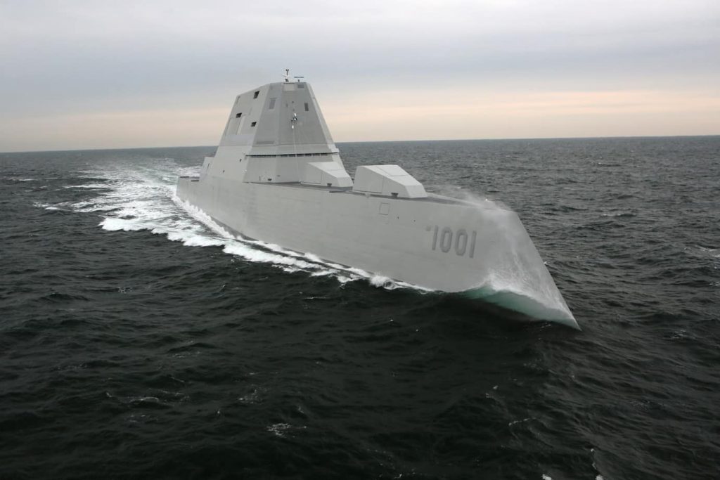 U.S. Navy to commission newest Zumwalt-class destroyer