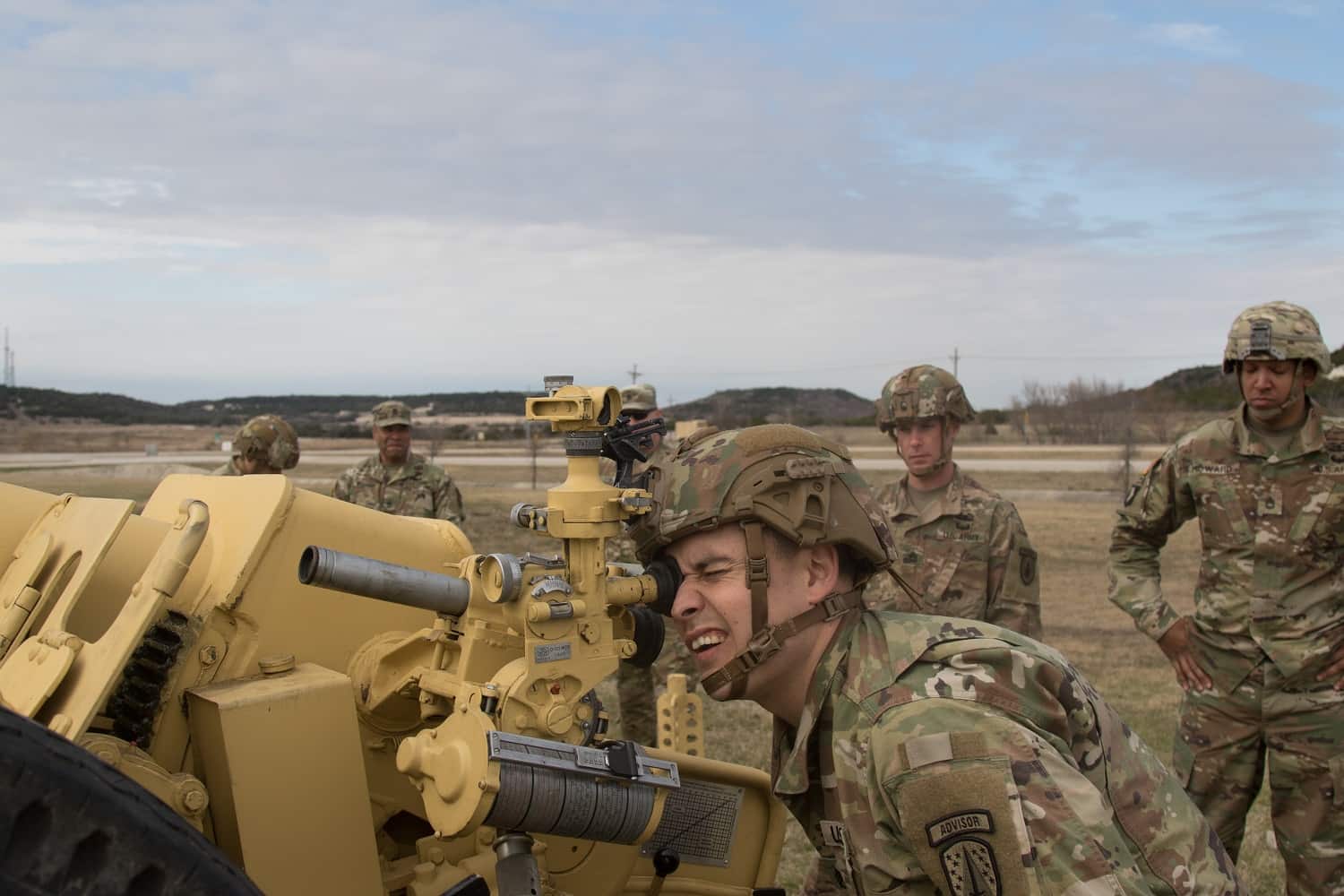 U.S. soldiers began working with Russian D-30 howitzer at Fort Hood