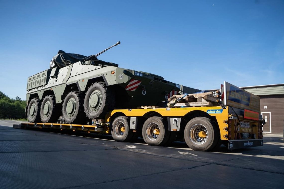 Lithuania received first two newest Vilkas infantry fighting vehicles
