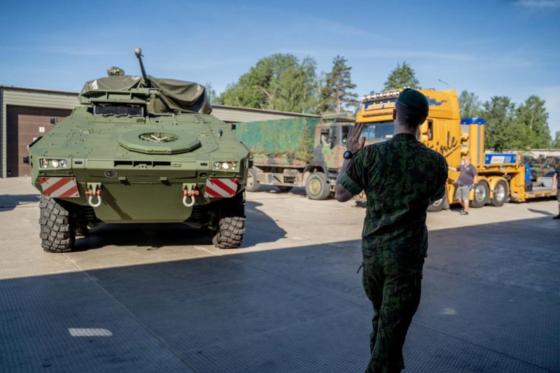 Lithuania received first two newest Vilkas infantry fighting vehicles