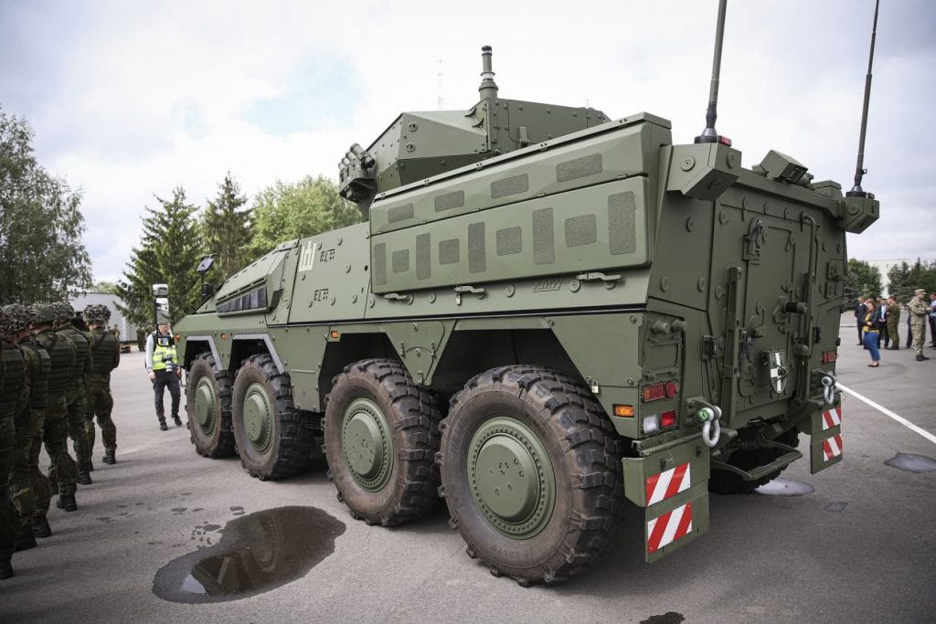 Lithuanian Armed Forces accepts first Vilkas modern infantry fighting ...