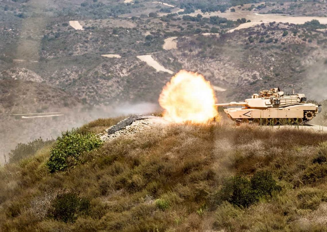 U.S. Marines compete in annual Abrams tank gunnery competition