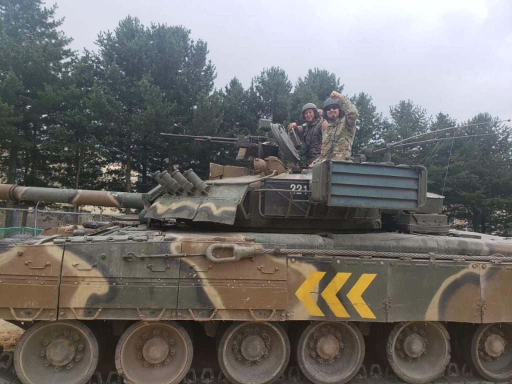 U.S. Army soldiers tested Russian-made T-80 main battle tanks