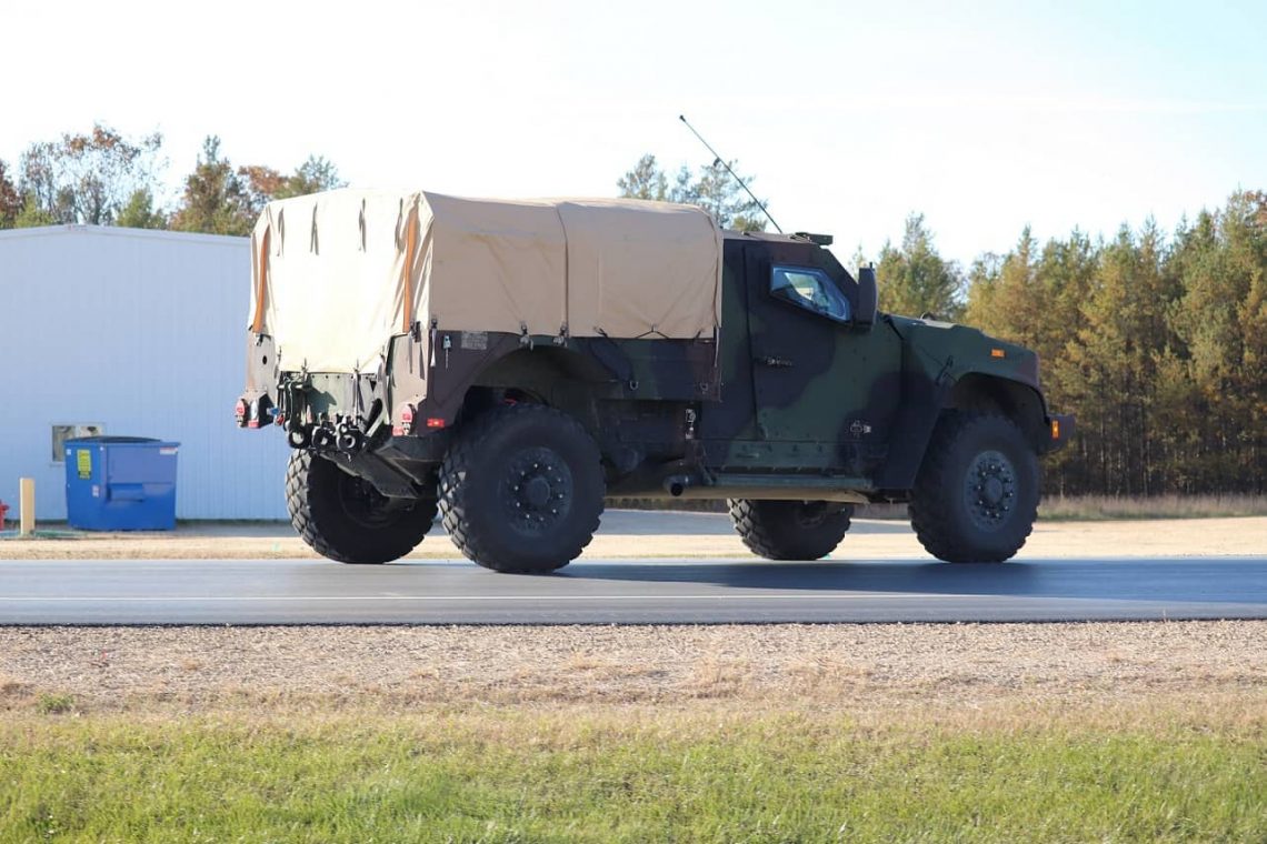 New version of JLTV spotted during training at Fort McCoy