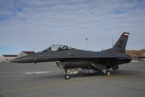 U.S. Air Force F-16 receives new single color paint scheme