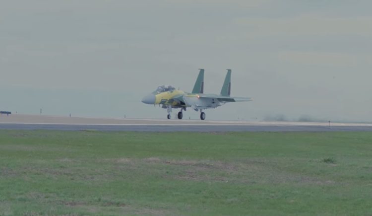 Boeing shares video of Qatar’s F-15 advanced jet first flight