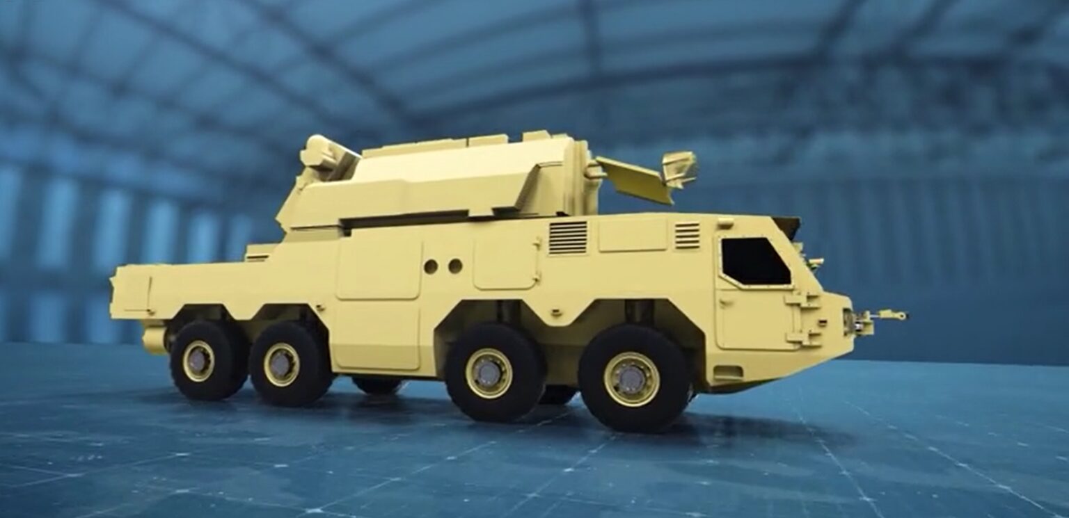 Kalashnikov unveils new military chassis for air defense system
