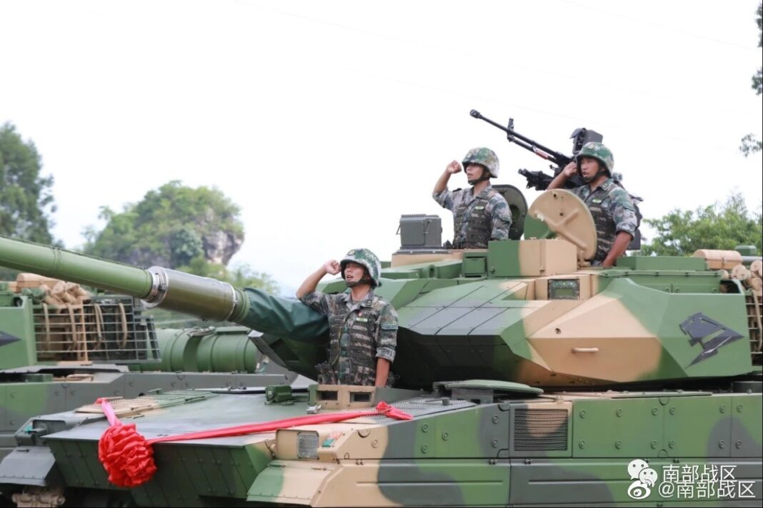 China’s Southern Theatre Command receives light-weight Type 15 tanks