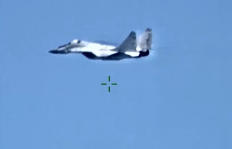 MiG-29 fighter jet shot down over Libya