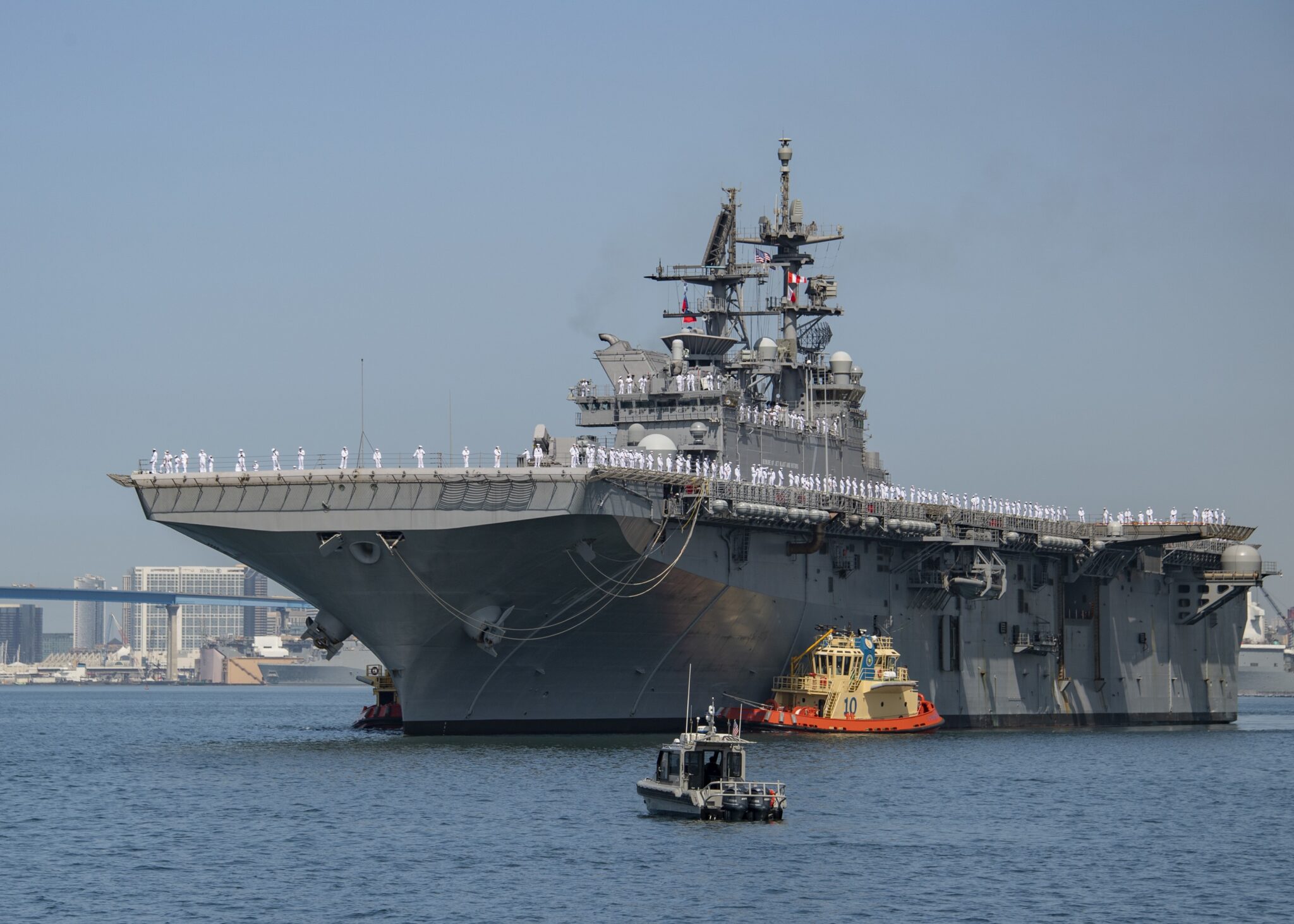 U S Navy s Newest Amphibious Assault Ship Arrives In San Diego U S Navy s Newest Amphibious Assault Ship Arrives In San Diego
