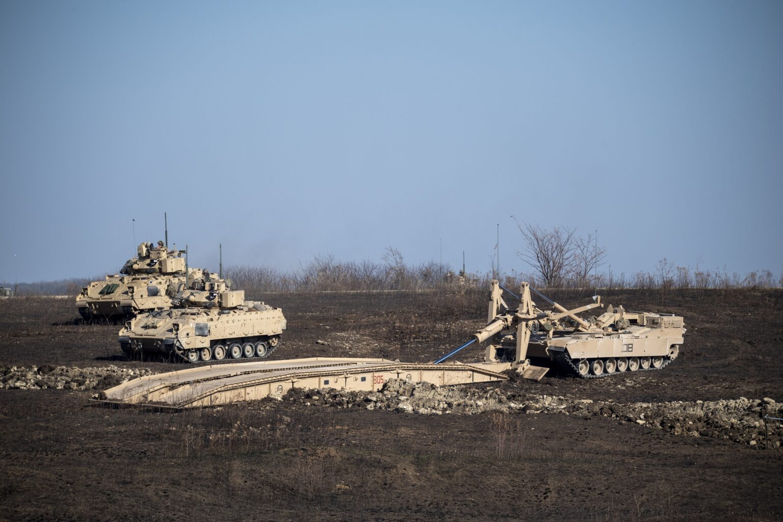 U.S. Army finished operational testing of a new heavy assault bridge