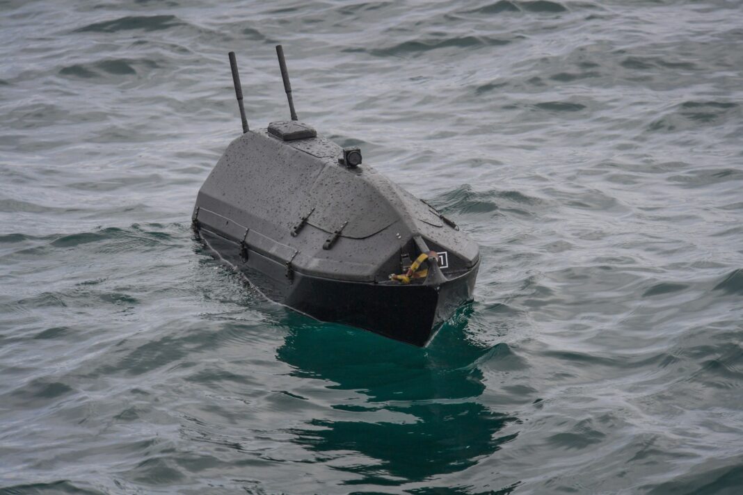 U.S. Navy showcases new type of unmanned surface vessel