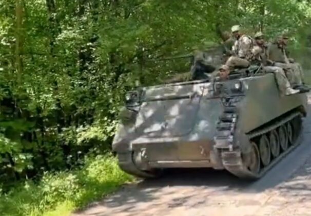 Ukraine shows off Vietnam War-era armored vehicles during ...