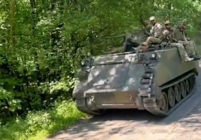 Ukraine shows off Vietnam War-era armored vehicles during ...