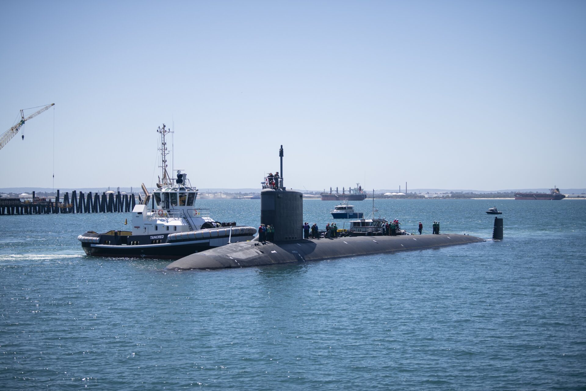 US Navy fast-attack submarine arrives in Australia