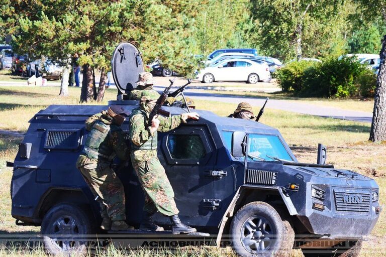 Ukrainian armored vehicle spotted in Belarus