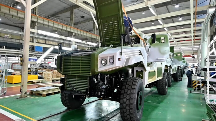 China starts mass production of new armored vehicle