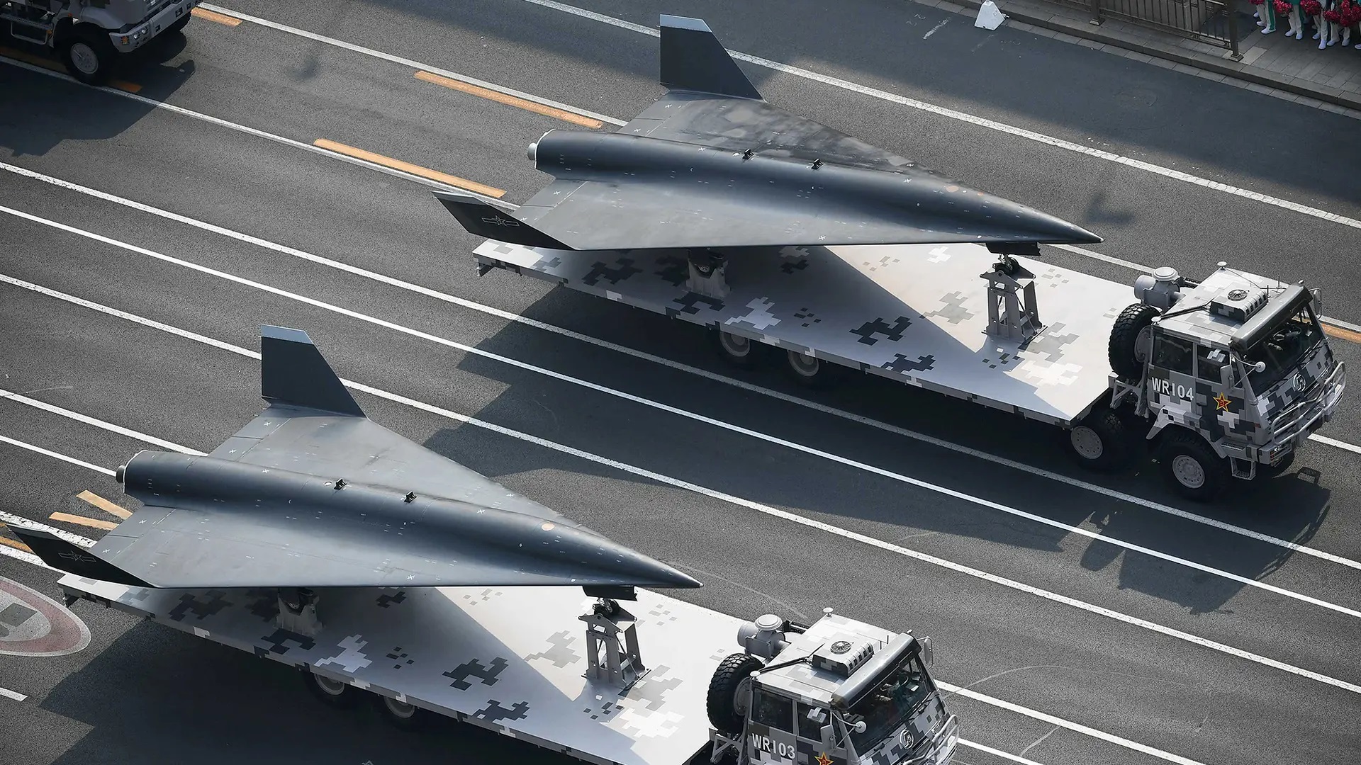 Chinese mystery drone spotted attached to H-6 bomber