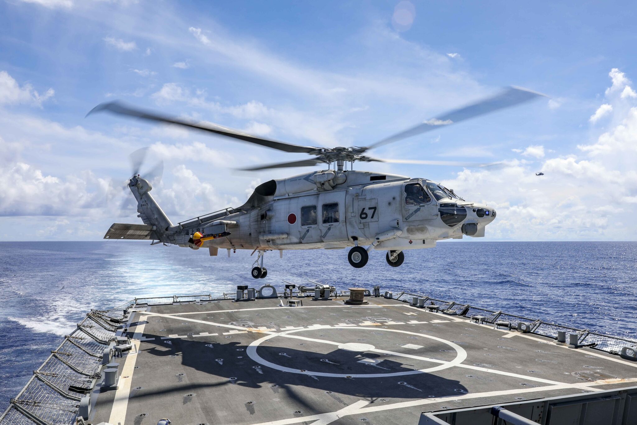 2 Japanese navy helicopters crash in Pacific