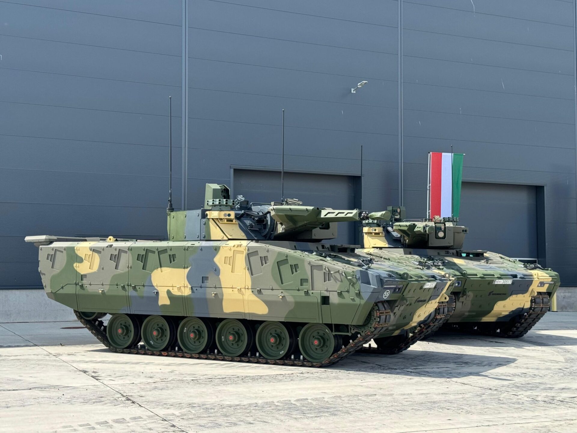 Hungary receives first locally produced KF41 fighting vehicles