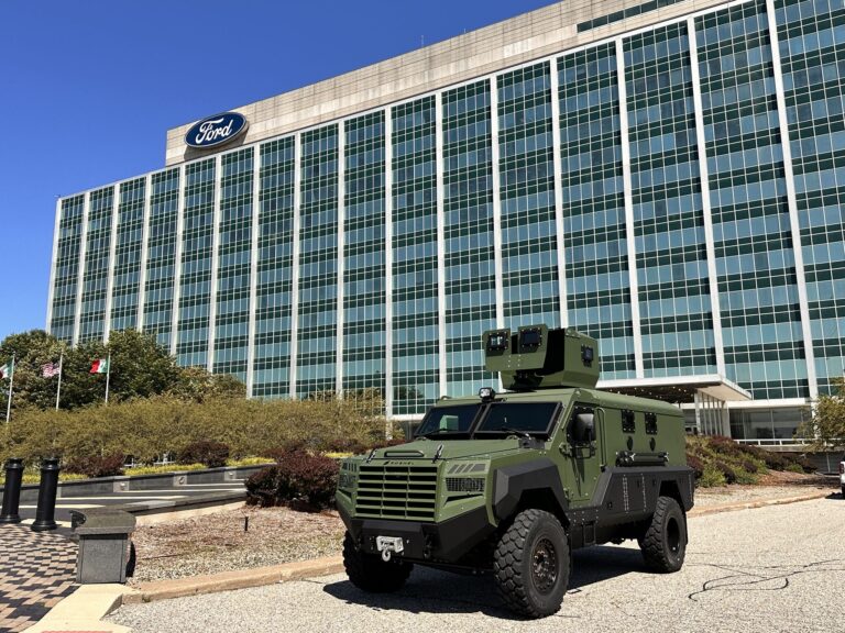 Roshel, Ford discuss enhancing production of Senator MRAP